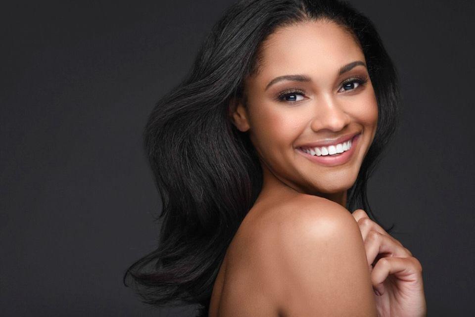 Emanii Davis - Miss World America 2017 Finalist Beauty Shot Photoshoot ...