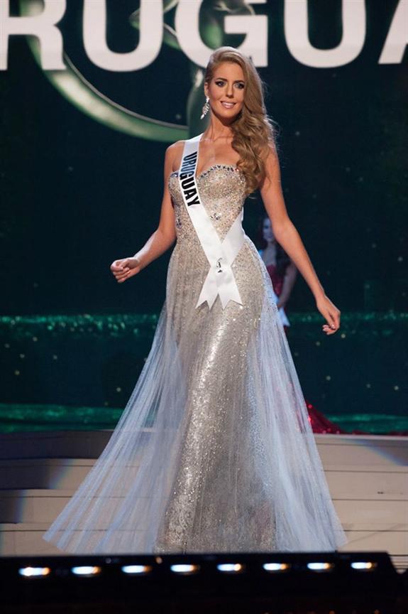 Johana Riva Garabetian Miss Universe Uruguay 2014 Evening Gown