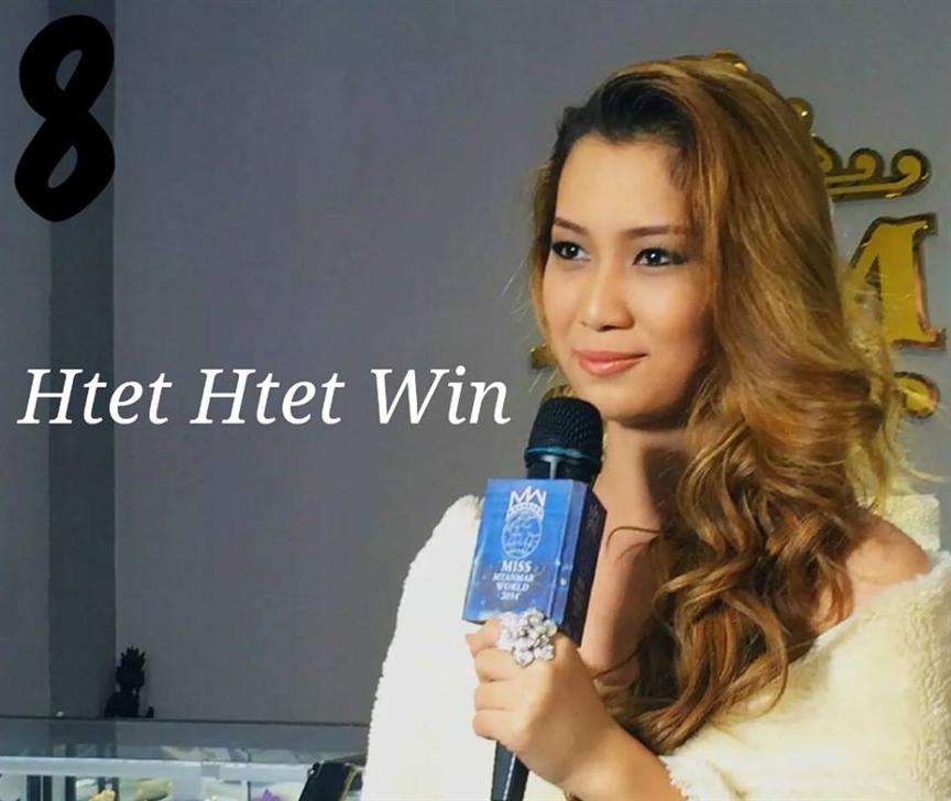 Htet Htet Win - Miss Myanmar World 2014 Finalist