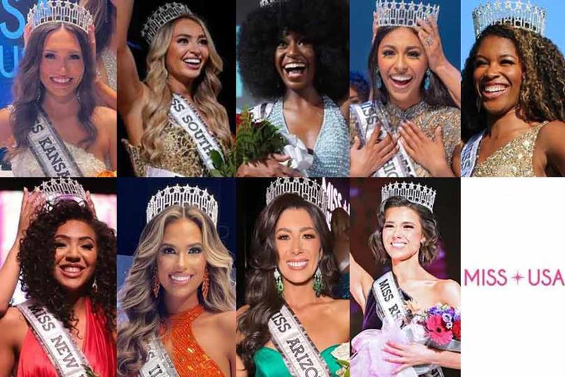 Bianca Wright Miss New Mexico USA 2023 Samantha Elliott Miss Illinois ...